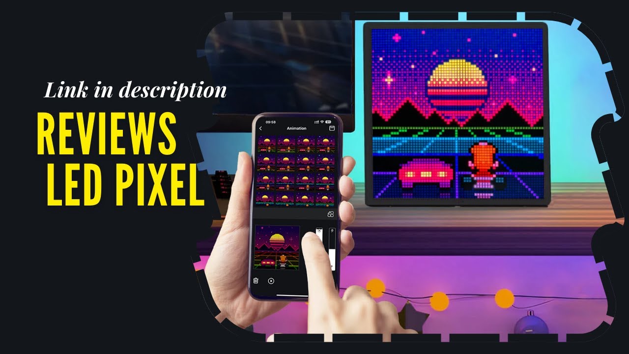 Smart LED Pixel Display: Bluetooth-Controlled 64x64 RGB Matrix with ...