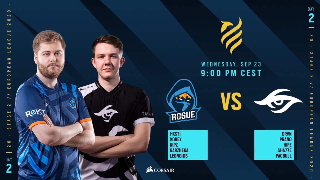 Rogue vs Team Secret // Rainbow Six European league 2020 - Stage 2 ...