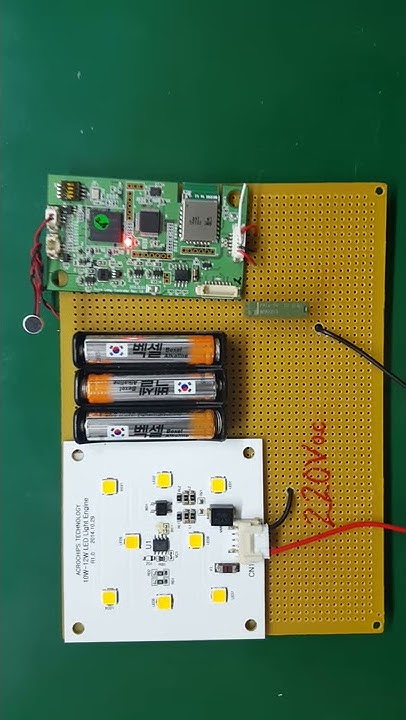 Voice Controlled LED( Light Emitting Diode ) Lamp - YouTube