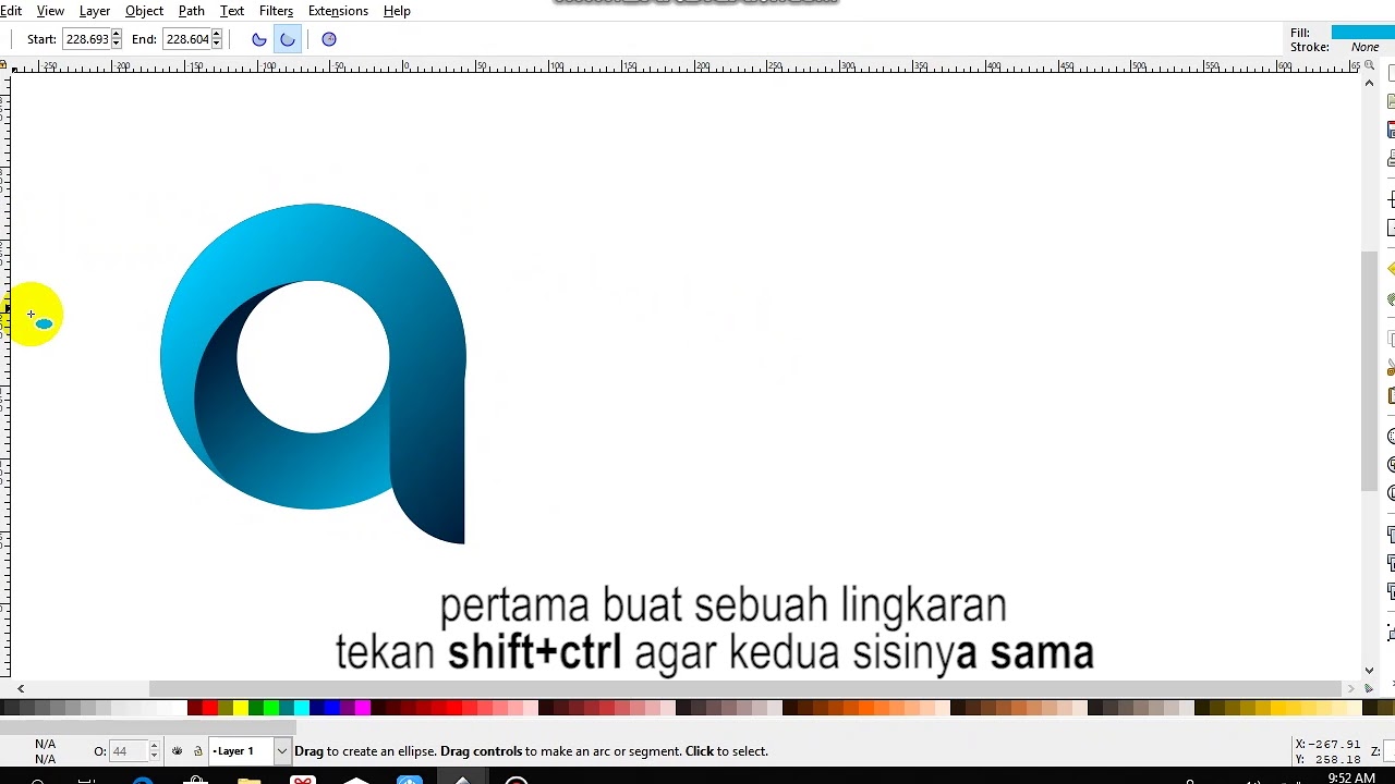 Tutorial Inkscape Logo Lkakentertainment