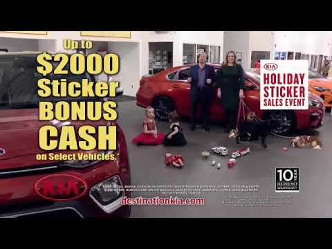 $2,000 Bonus Cash* | Kia Holiday Sticker Sales Event | Destination Kia ...