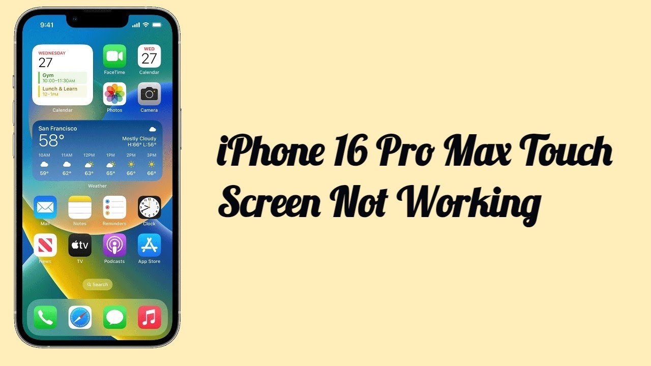 iPhone 16 Pro Max Touch Screen Not Working | iPhone 16 Touch Screen ...