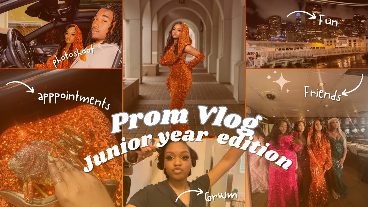 PROM VLOG 2023:JUNIOR PROM EDITION||GRWM,PICTURES,FRIENDS&MORE - YouTube