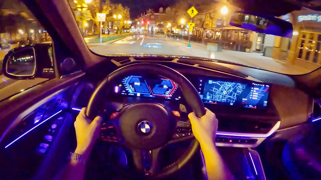 2023 BMW XM - POV Driving Impressions (Night Drive) - YouTube