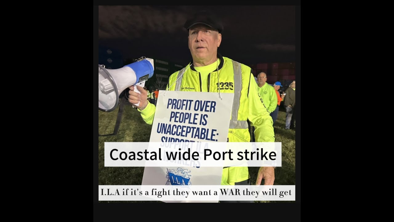 ILA (international longshoreman Association) 3 day port strike ...