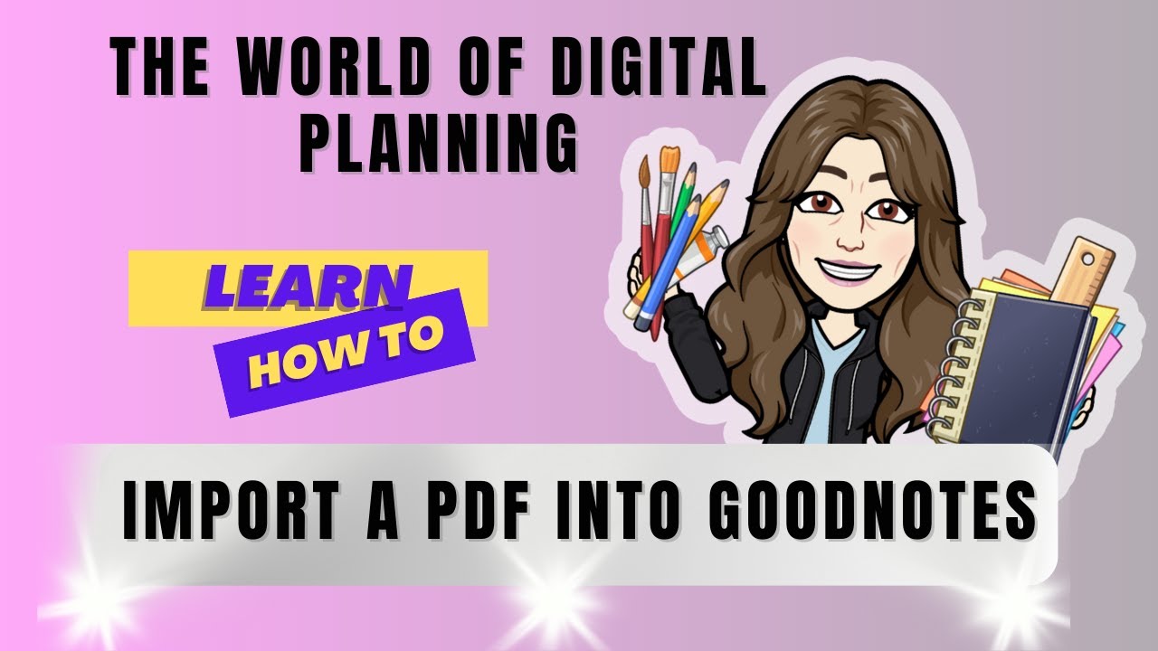 How to Upload Templates into Goodnotes. Import PDFs into Goodnotes ...