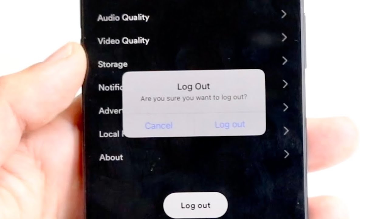 How To Sign Out Of Spotify On iPhone/Android! - YouTube