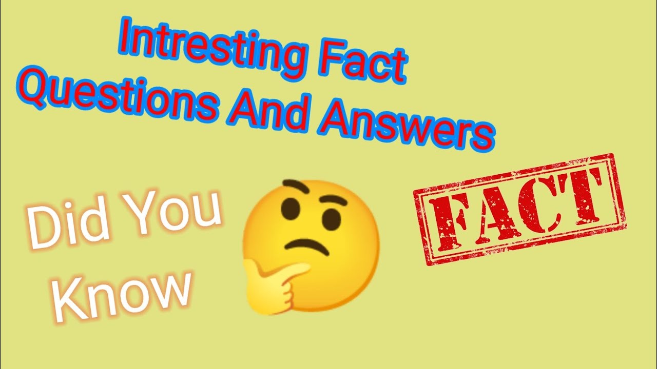 Amazing Fact||Intresting( तथ्य ) fact||Questions And Answers||हिंदी ...