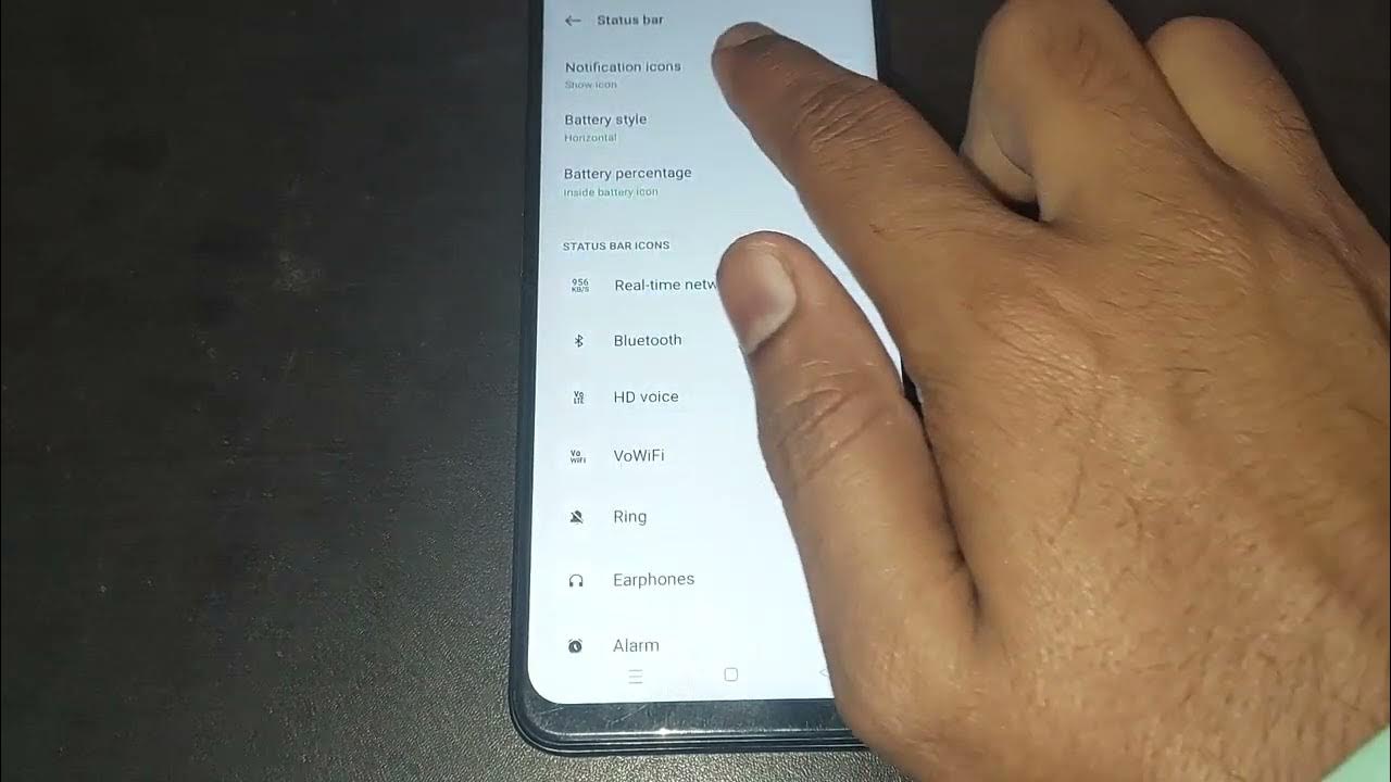 oppo a78 5g me status bar use kaise kare, how to use status bar in oppo a78 5g - YouTube