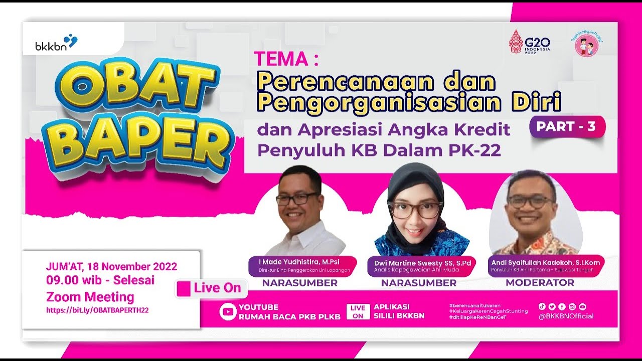 OBAT BAPER | EPISODE 91 "PERENCANAAN DAN PENGORGANISASIAN DIRI" - YouTube
