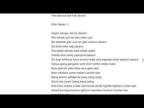 Killa Hakan-Fight Kulüp Şarkı Sözleri Reaksiyon-Massaka,Ceza,SummerCem,Contra,Khontkar,Anıl Piyancı