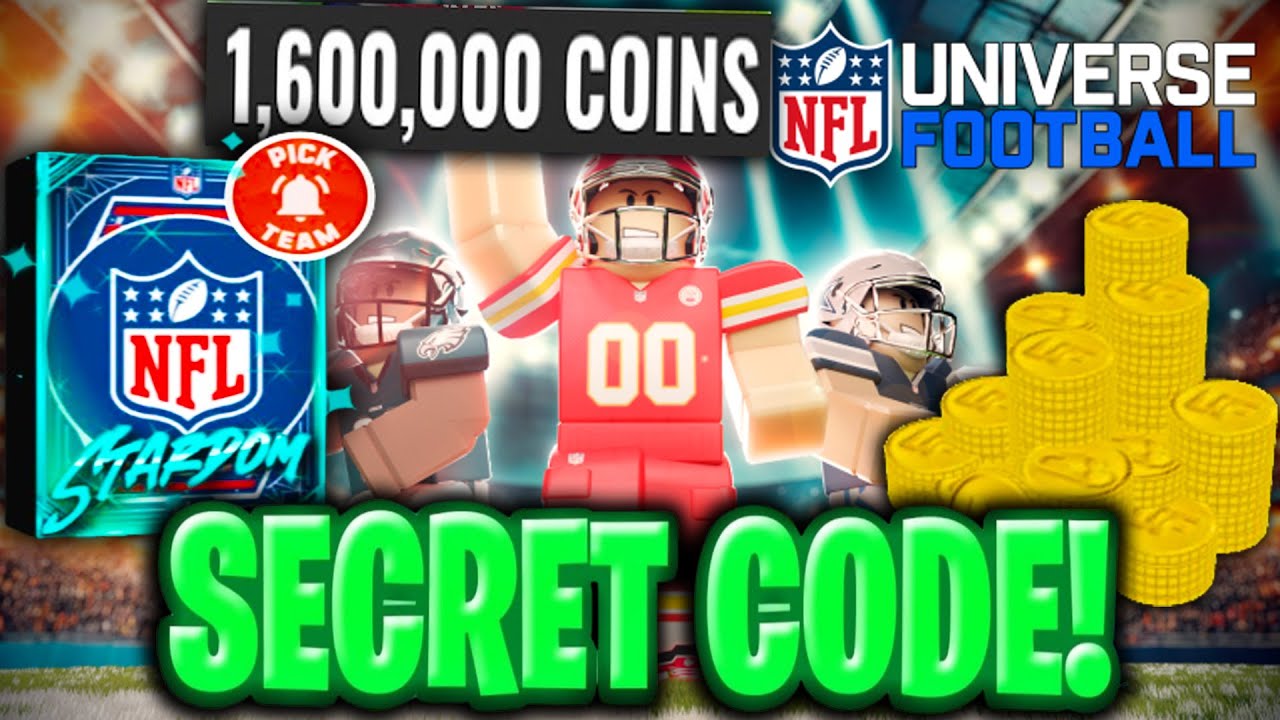 NFL UNIVERSE FOOTBALL ALL SECRET JANUARY CODES! NFL UNIVERSE FOOTBALL ...