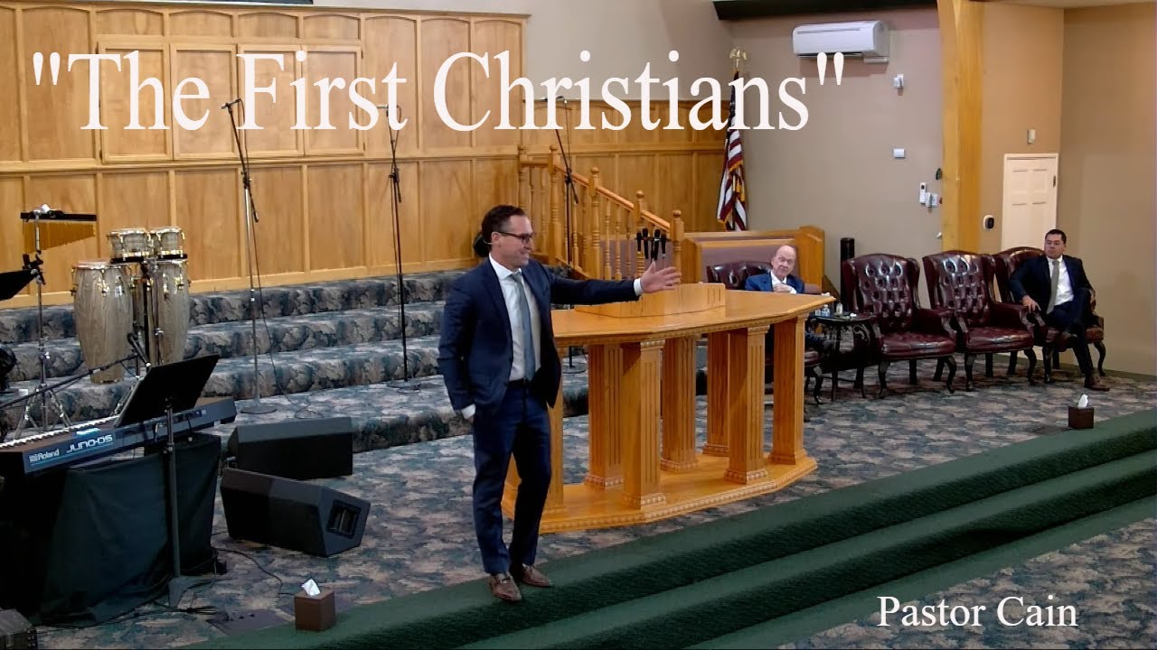 8/27/23 Sunday Service "The First Christians" Pastor Jeremy Cain - YouTube