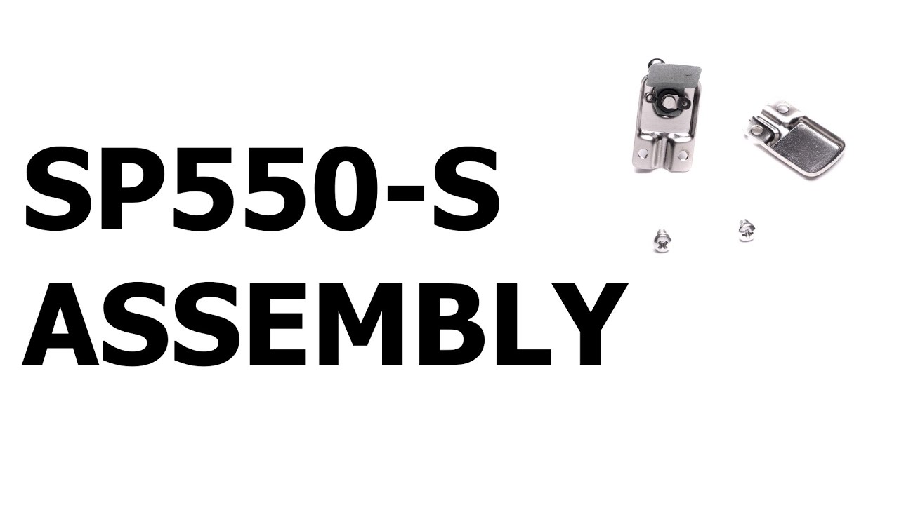 SP550-S Assembly - YouTube