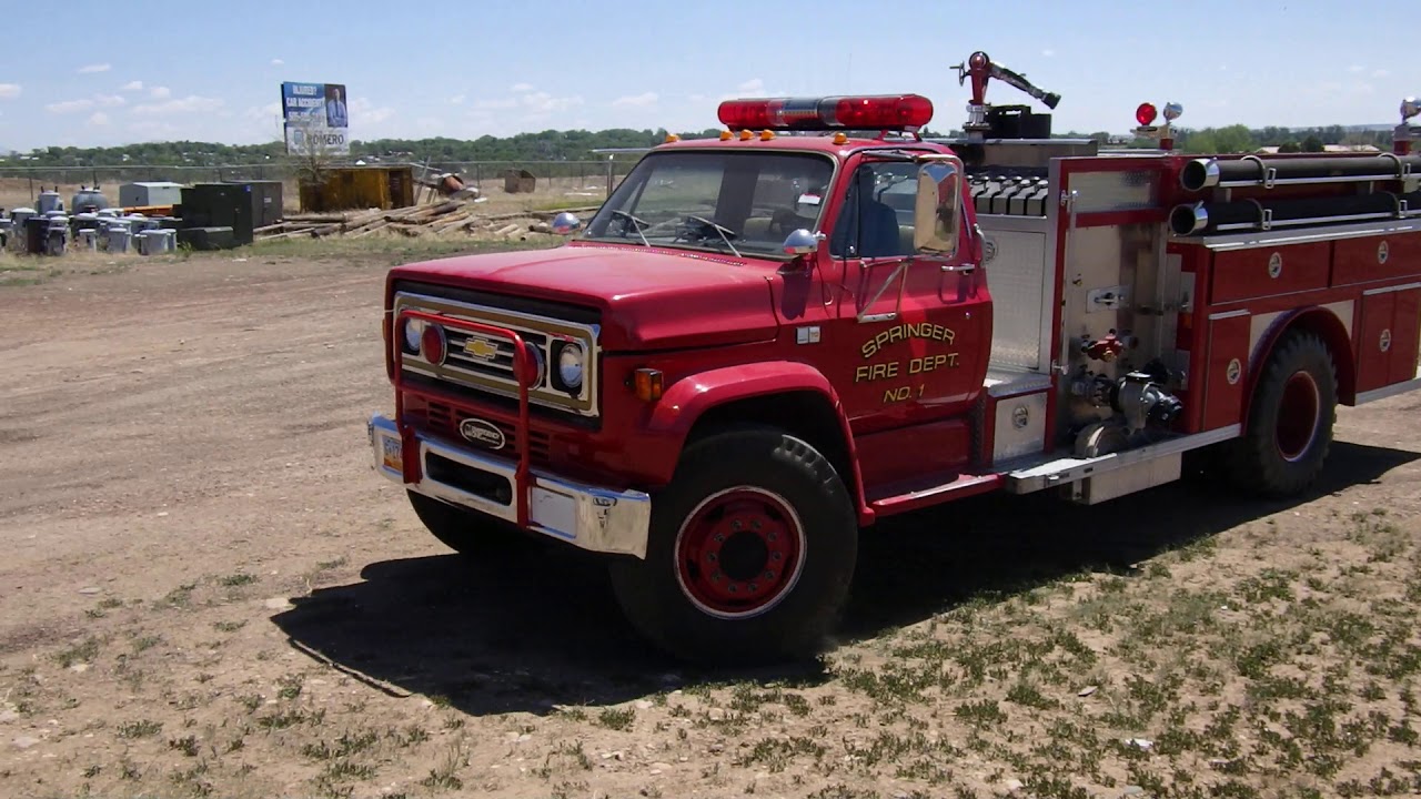 1983 Chevrolet 70 Fire Engine Truck - YouTube