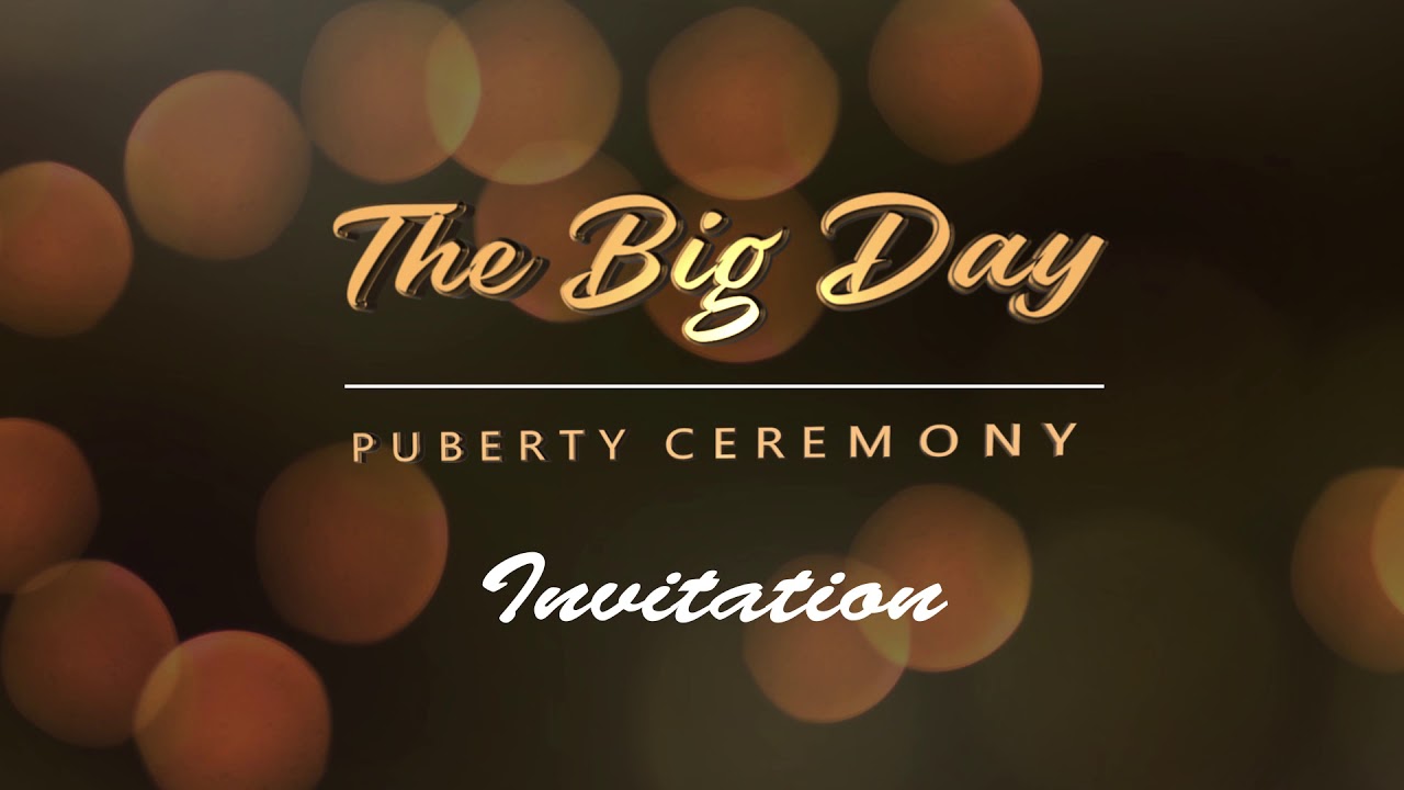 E invitation For A Puberty Ceremony Save The Date After Effects 3D e-invitation-for-a-puberty-ceremony-save-the-date-after-effects-3d