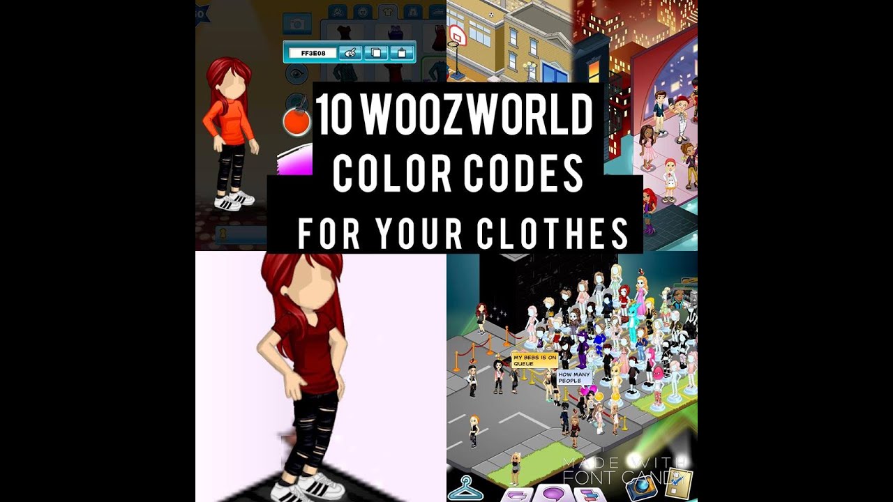 10 Woozworld Color Codes // Clothes // WZW - YouTube