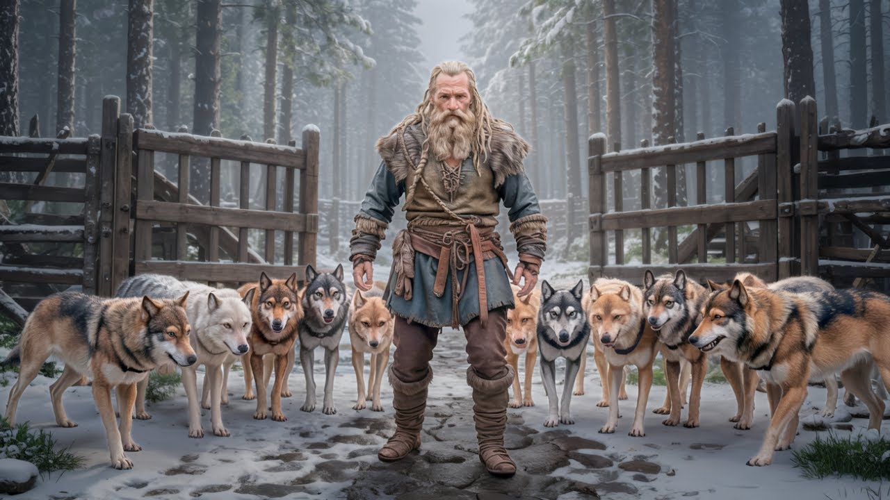 14 Wolves Surrounded Elderly Poor Viking at Village Gate — What ...