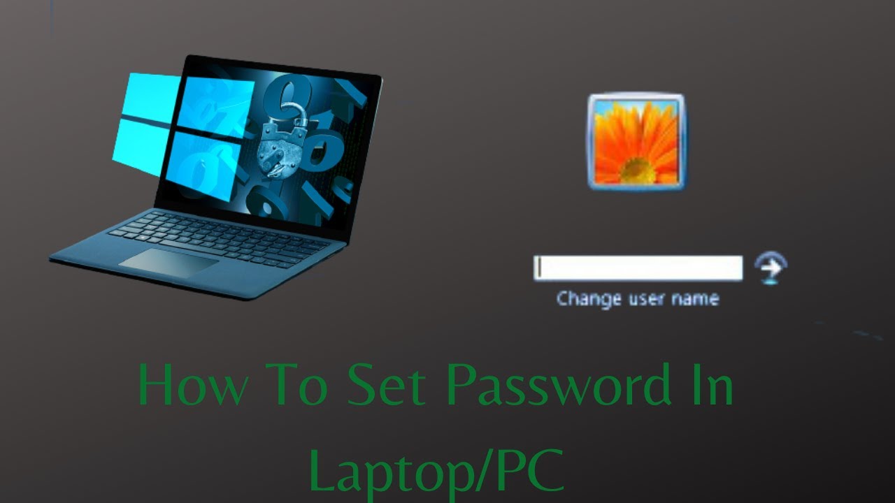 How To Set Laptop Screen Lock 2021 | Pc Me Password Kase Lagaye | How ...