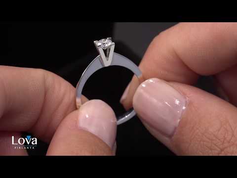 Lova Pırlanta - 0,30 Karat Pırlanta Tektaş Yüzük - 1030164