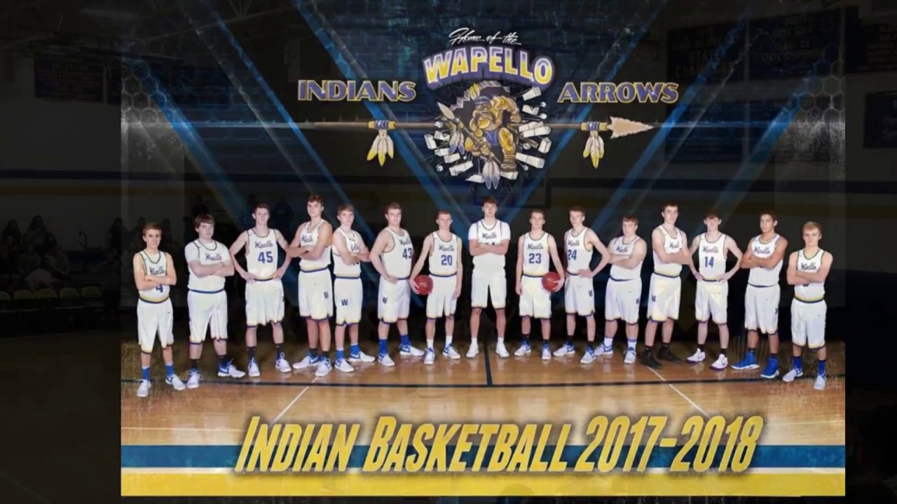 Wapello Indians Basketball (17-18) - YouTube