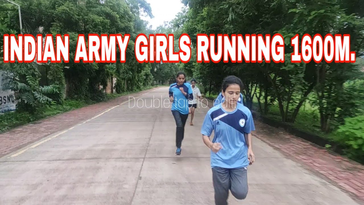 ARMY RUNNING 1600M. GIRLS - YouTube