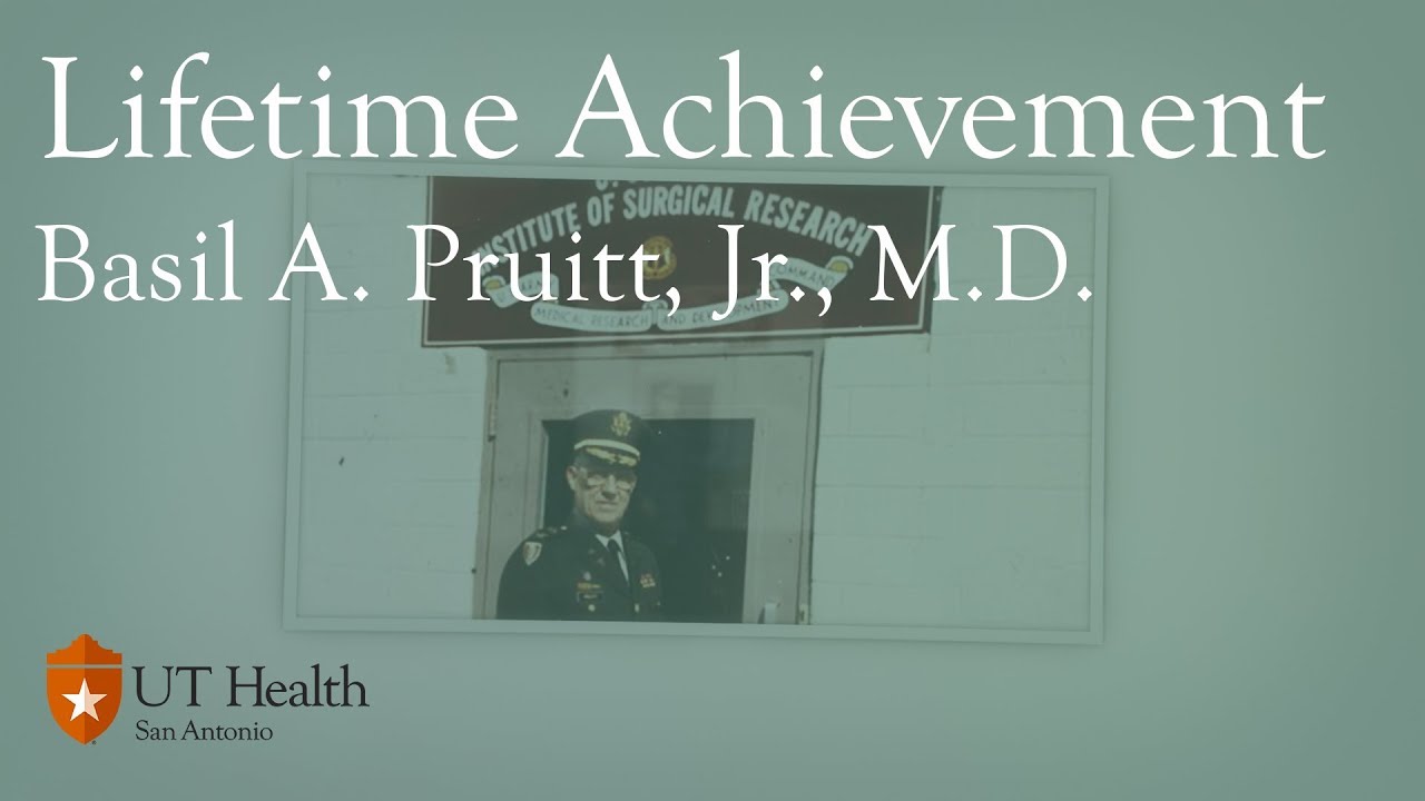 Lifetime Achievement Award: Basil A. Pruitt, Jr., M.D. - YouTube