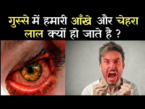 Why do eyes and face become red when we are angry ? - YouTube