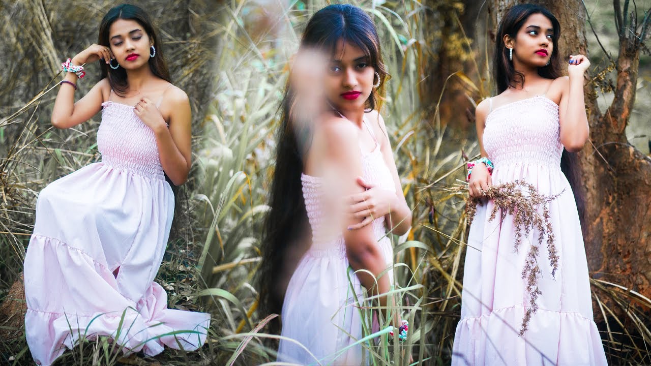 White Dress Outdoor Forest Photo Shoot | Kavi | Shashen Dulara ...