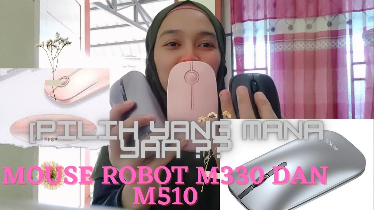 REVIEW WIRELESS MOUSE ROBOT M330 DAN M510 - YouTube