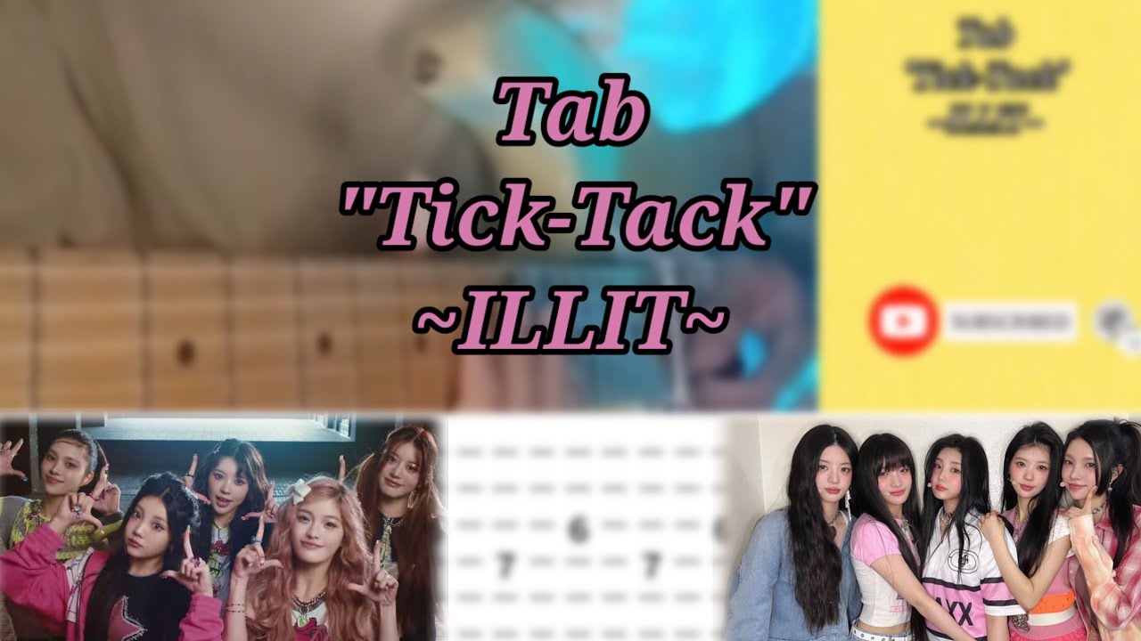 ILLIT (아일릿) ‘Tick-Tack’ - Electric Guitar Cover [With TAB] - YouTube