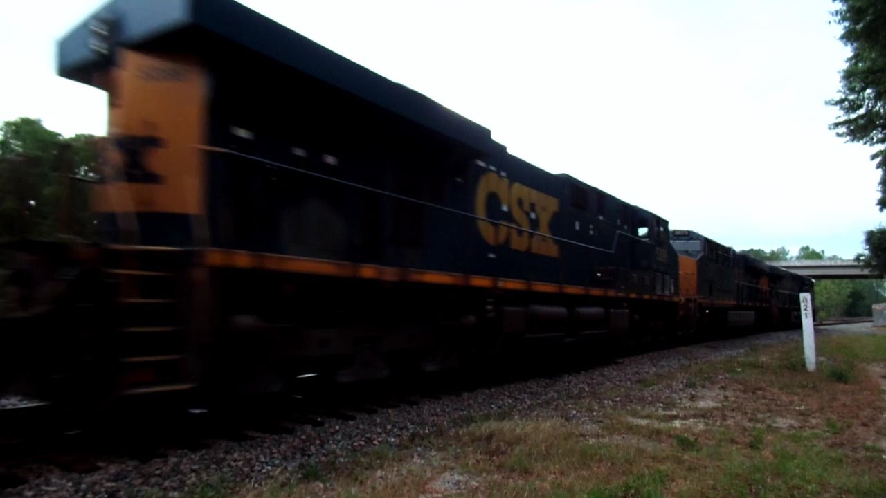 CSX Coal Train Folkston Funnel - YouTube