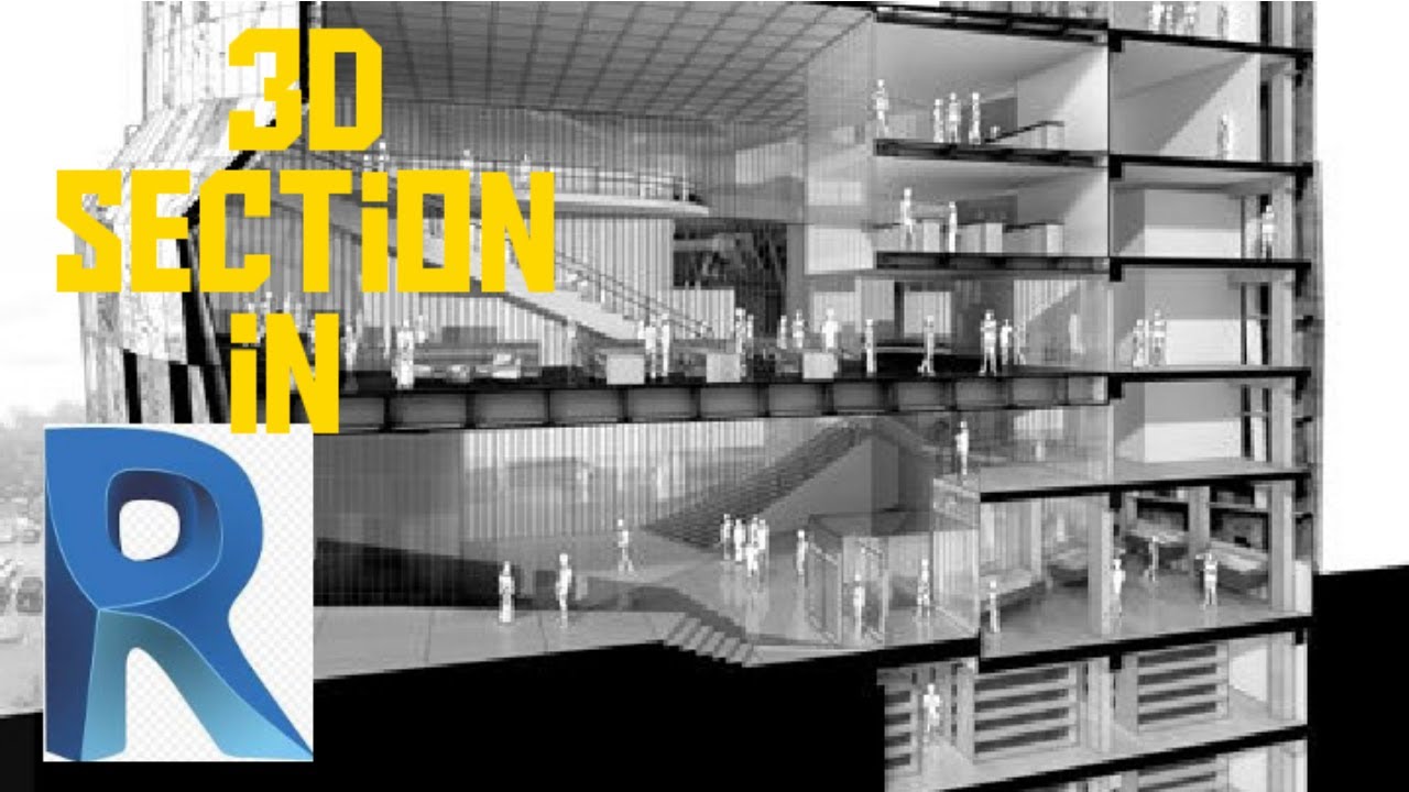 how to make 3D section in revit #new - YouTube