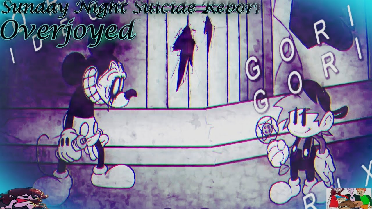 Friday Night Funkin' Sunday Night Suicide Reborn (FNF Mod) It's Mickey ...