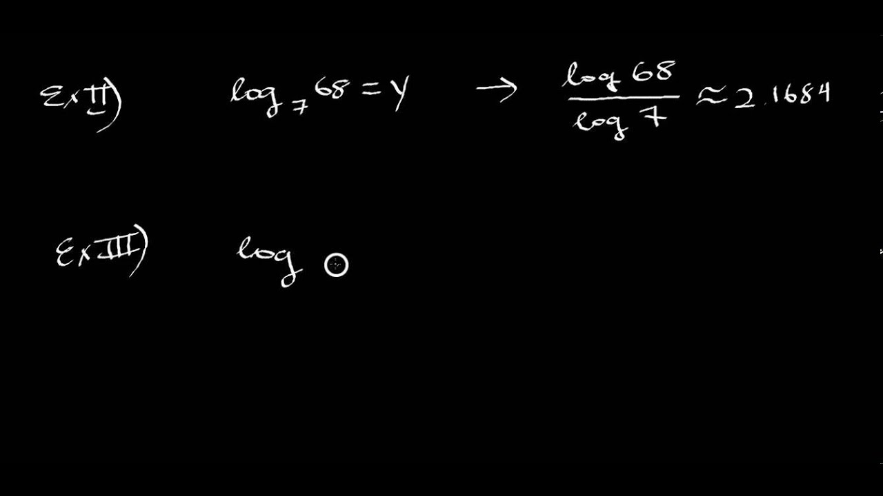 Logs With Different Bases YouTube Logs With Different Bases YouTube
