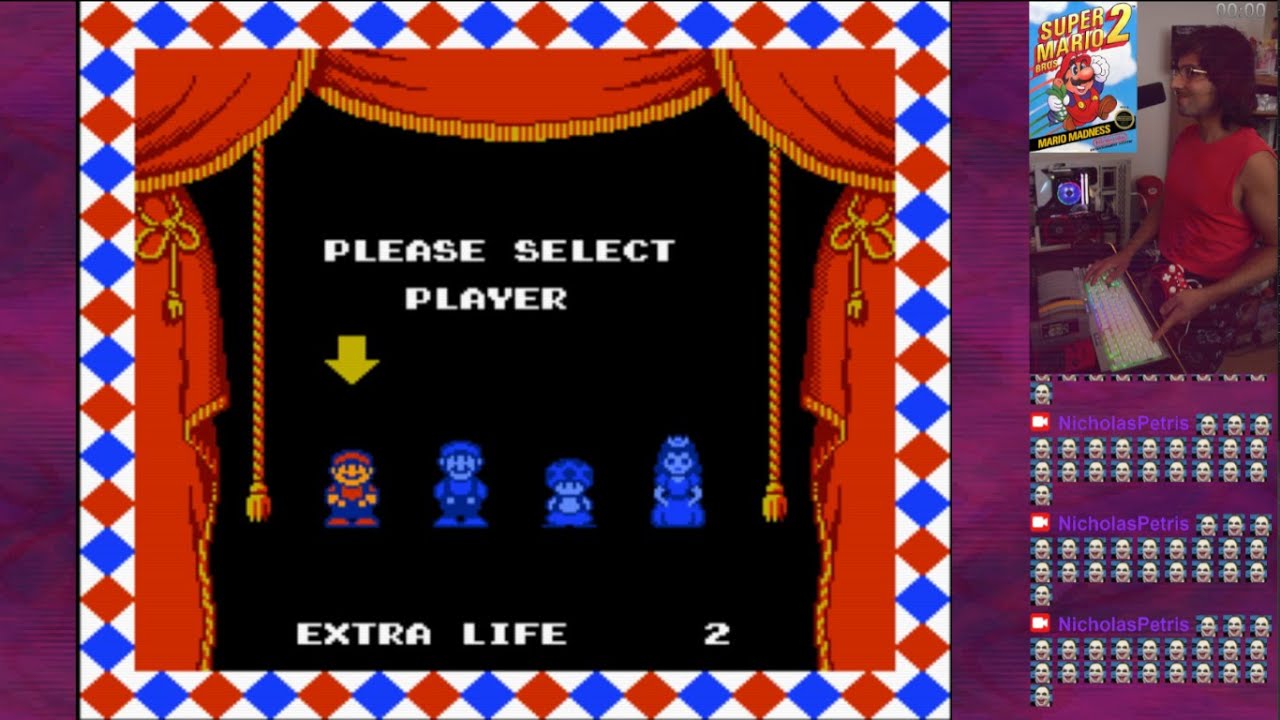 Super Mario 2 (USA) (1988) 1st playthrough of the NES version | My ...