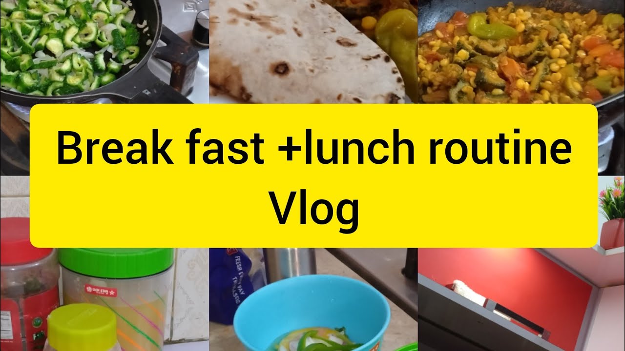 Breakfast to lunch routine/dinner/kitchen routine vlog - YouTube