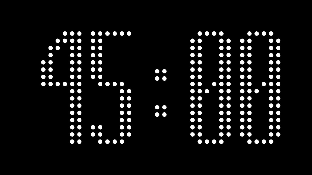 [ 45:00 ] Digital LED Countdown Timer - YouTube