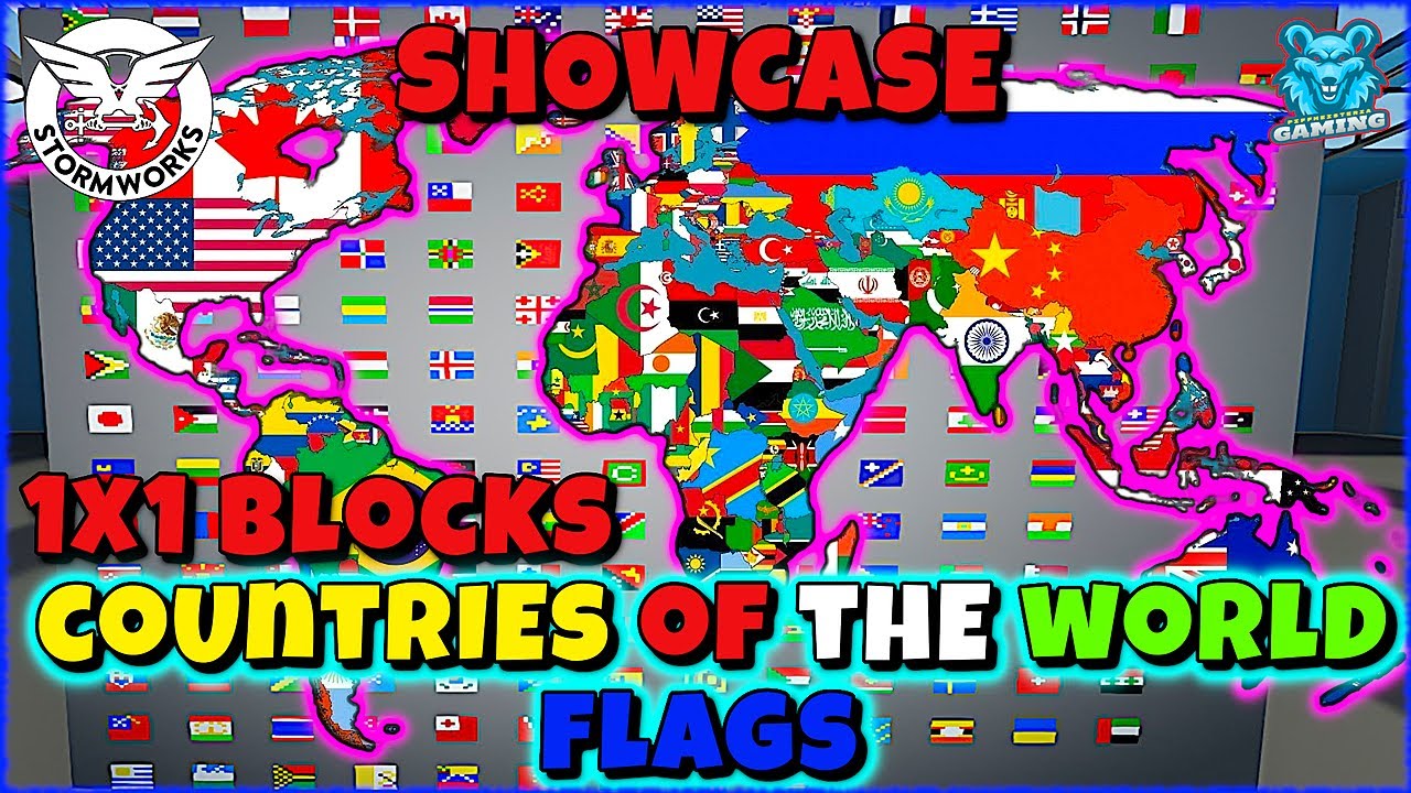 Countries of the World - Flags | 1x1 Block | Stormworks Workshop ...