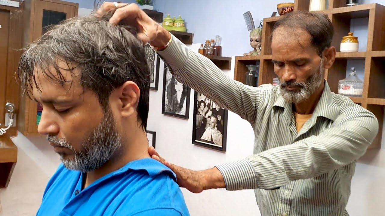 Magical Manoj Master Performing Relaxing Head Massage and Cracking ...
