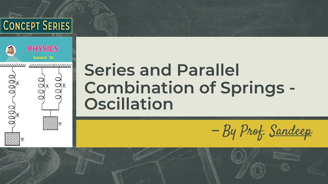 Series and Parallel combination of Springs | Oscillation | PHQ | Class ...