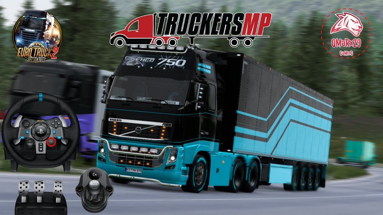 🔴 ETS 2 ONLINE MULTIPLAYER CONVOY | Logitech G29 VR Gameplay | Euro ...