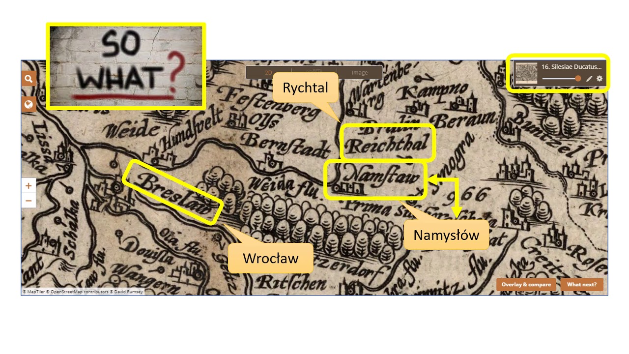 4 - David Rumsey Map Collection - Georeferencing - YouTube