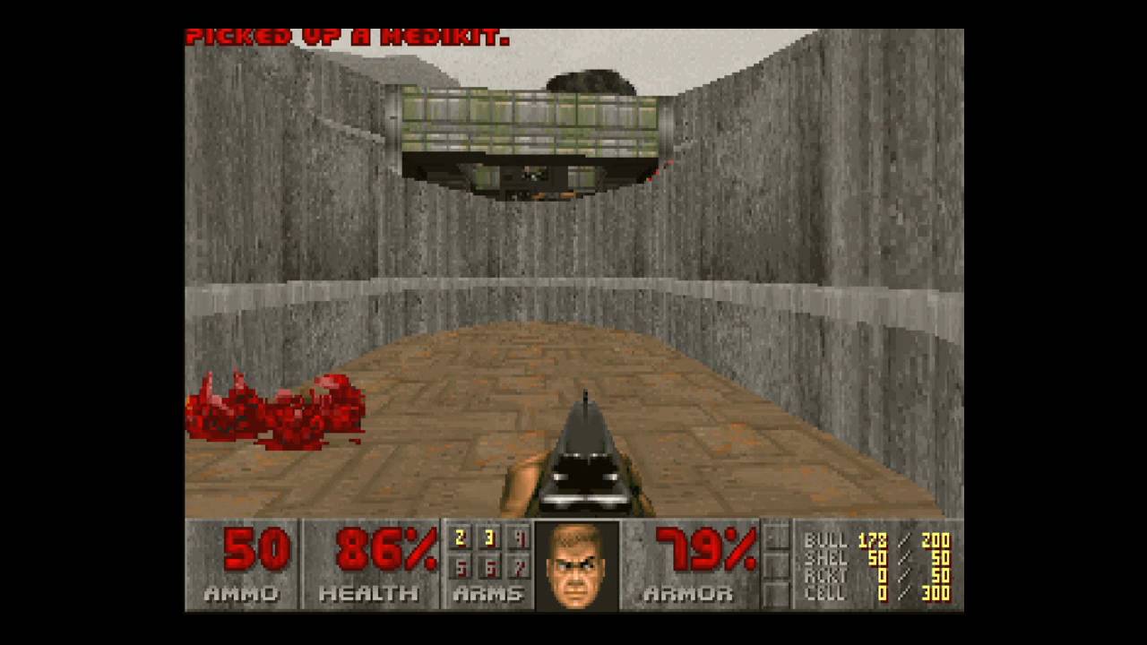 Original Doom DOS 6.22 gameplay Sound Blaster 16 + GM (Kurzweil PC3K ...