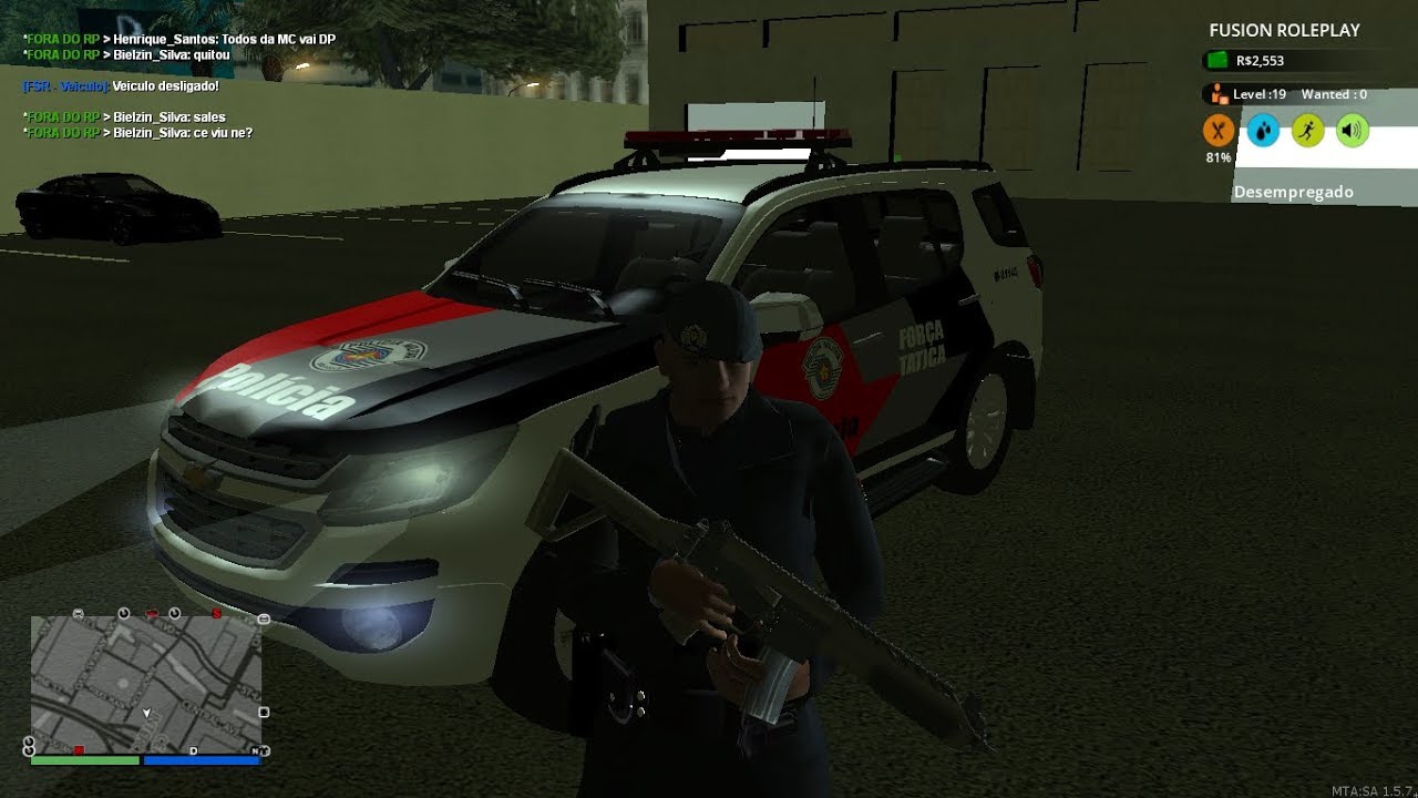 GTA MTA RP Fusion server roleplay [ novidade!! vamos fazer ptr hoje ...