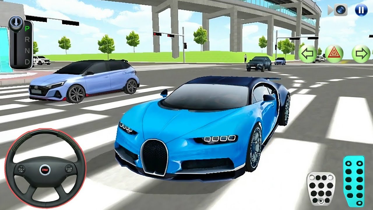 New Bugatti Chiron In Highway - 3D Driving Class Simulator Game - 3D ...