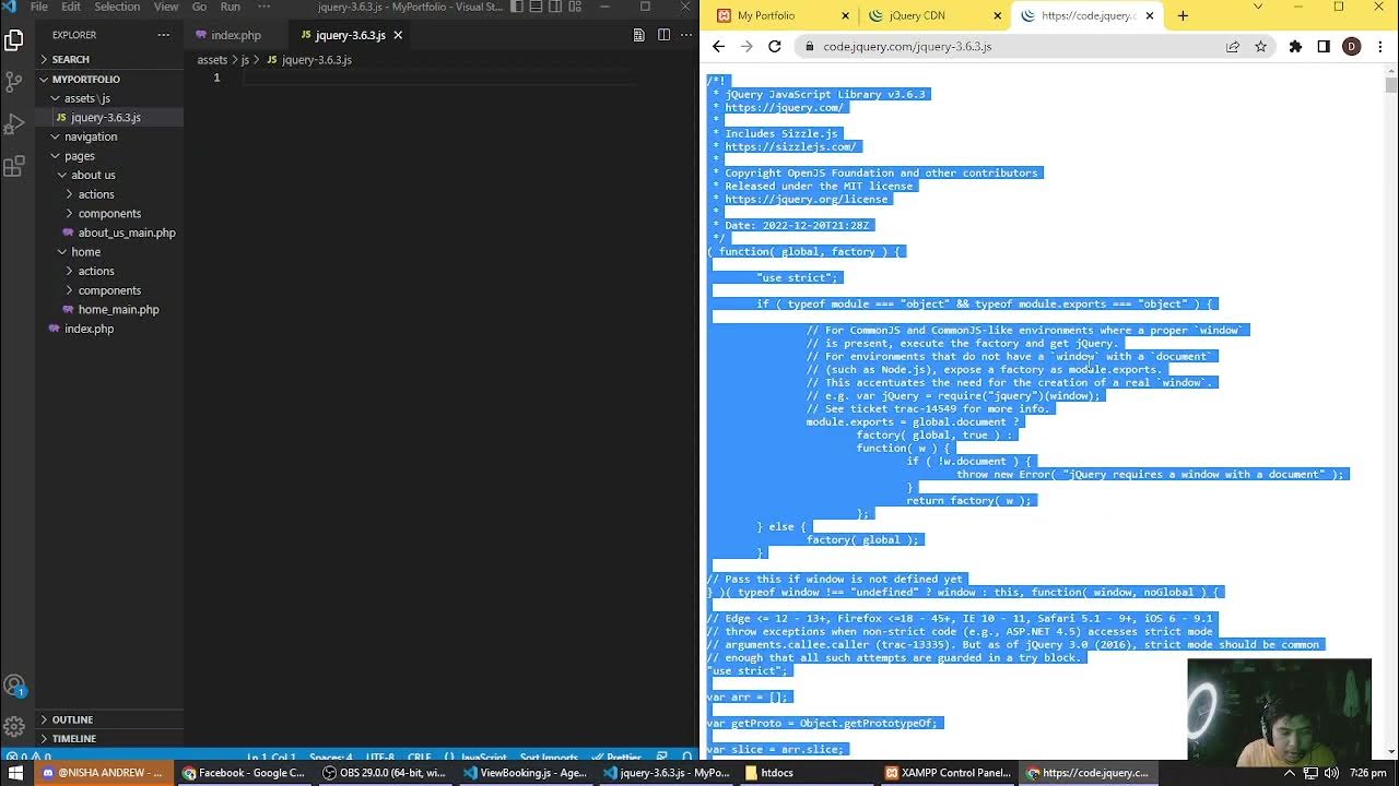 Part 1 PHP with JQuery - File Structure and Setup. - YouTube