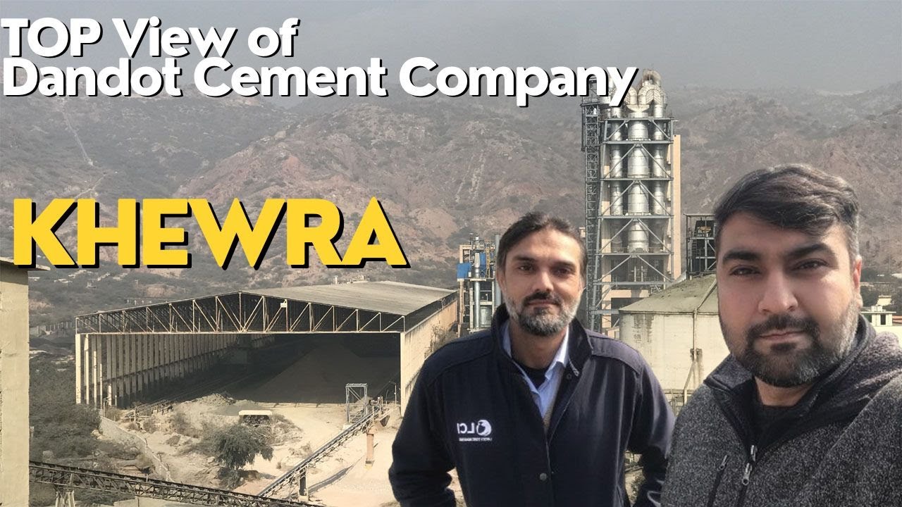 Top View Of Dandot Cement Company Khewra - YouTube
