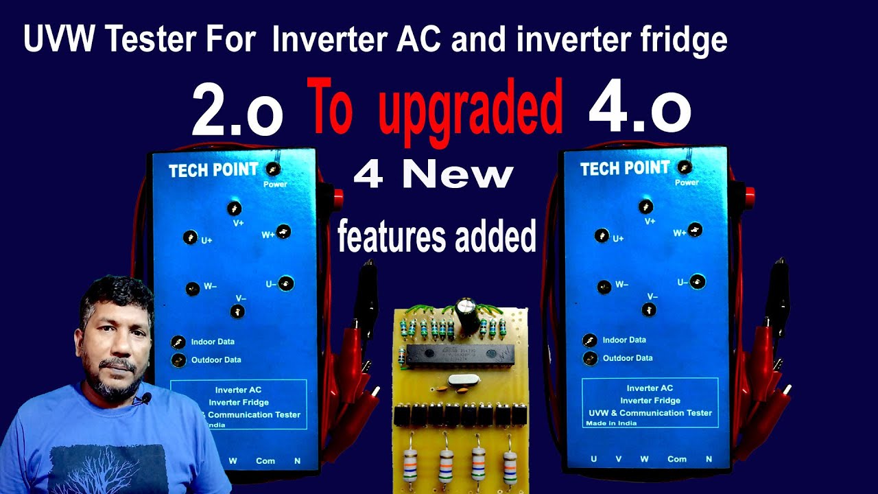inverter ac and inverter fridge tester - YouTube