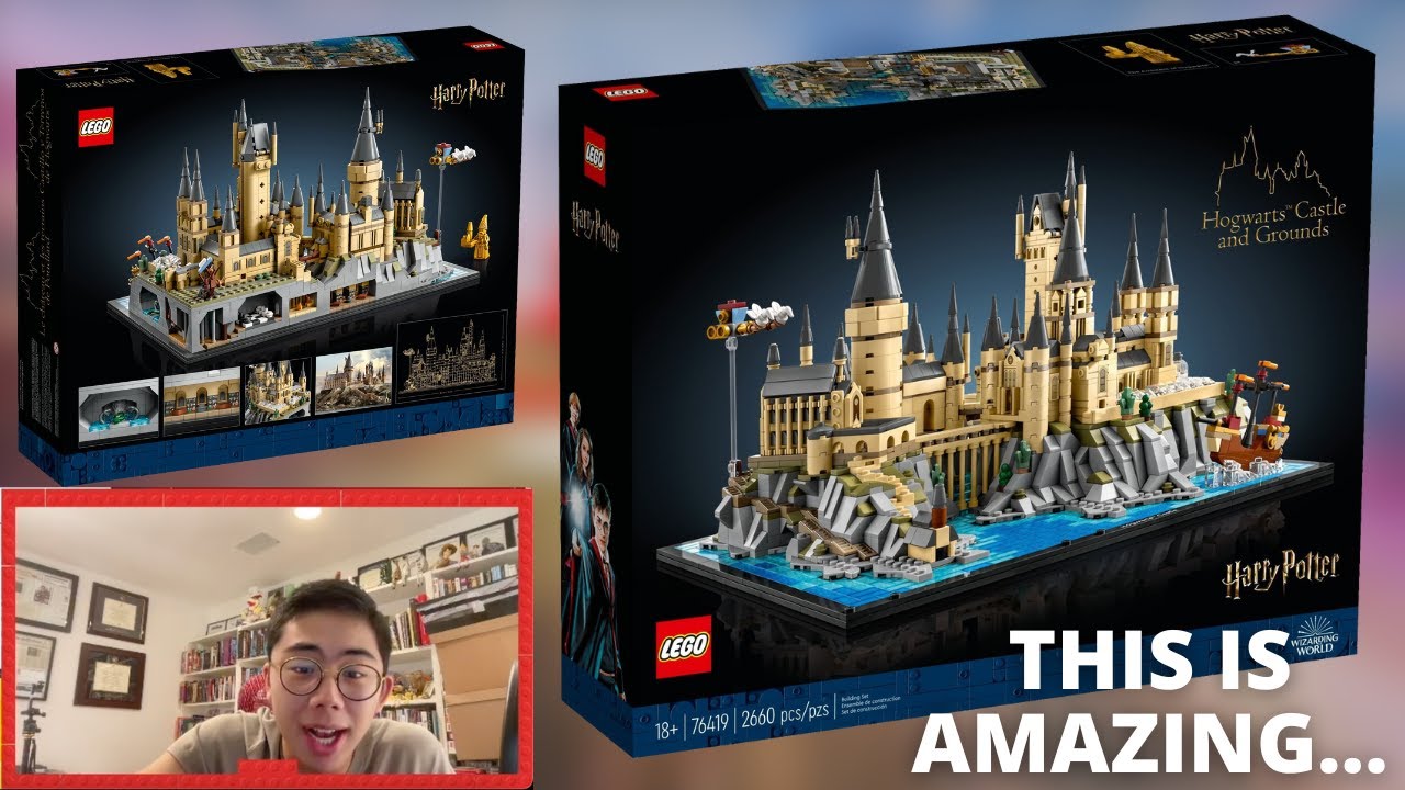 LEGO Microscale Harry Potter Hogwarts Castle & Grounds Reveal and ...